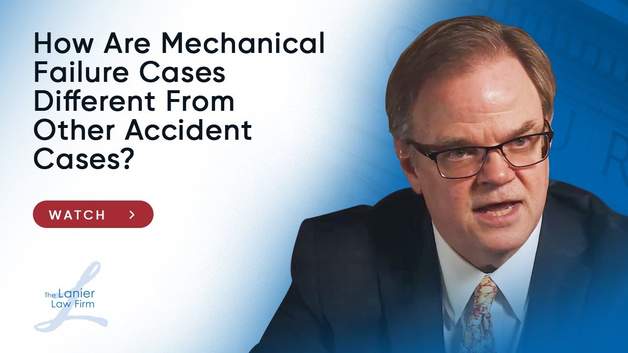How Are Mechanical Failure Cases Different From Other Accident Cases?