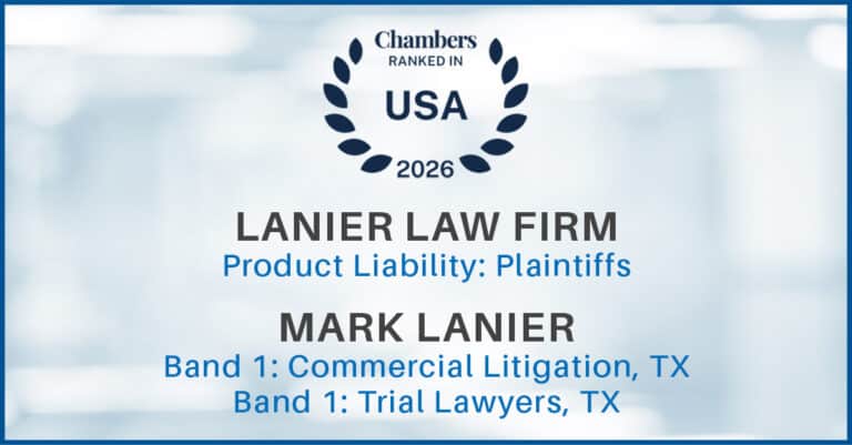 Mark Lanier Earns Multiple Honors in 2026 Chambers USA Guide - The ...